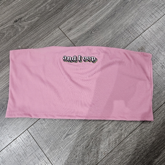 Rue21 | Tops | Rue 2 And I Oop Vsco Girl Pink Barbie Tube Top Xl | Poshmark